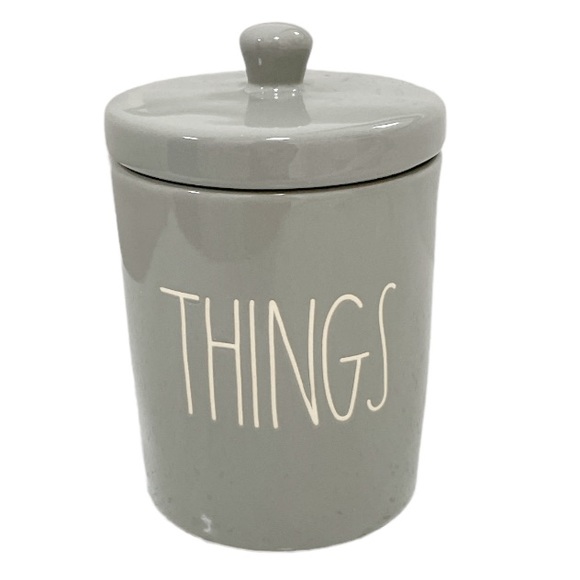 Rae Dunn | Other | New Rae Dunn Things Jar With Lid | Poshmark